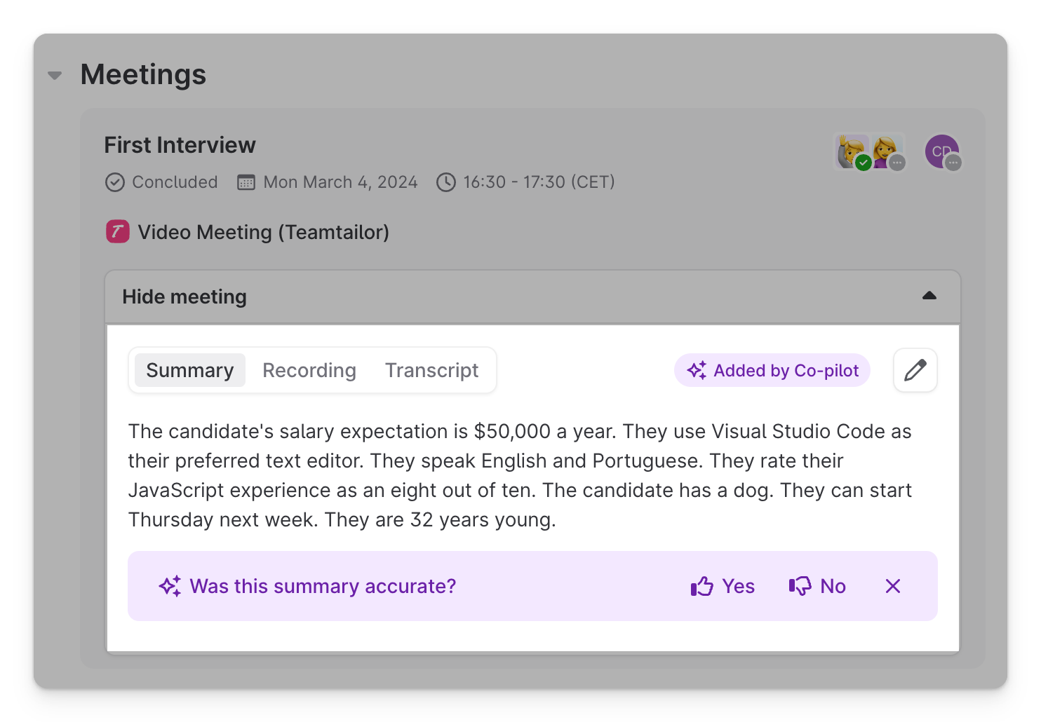 Easy to use ATS | A powerful all-in-one recruiting software | Teamtailor